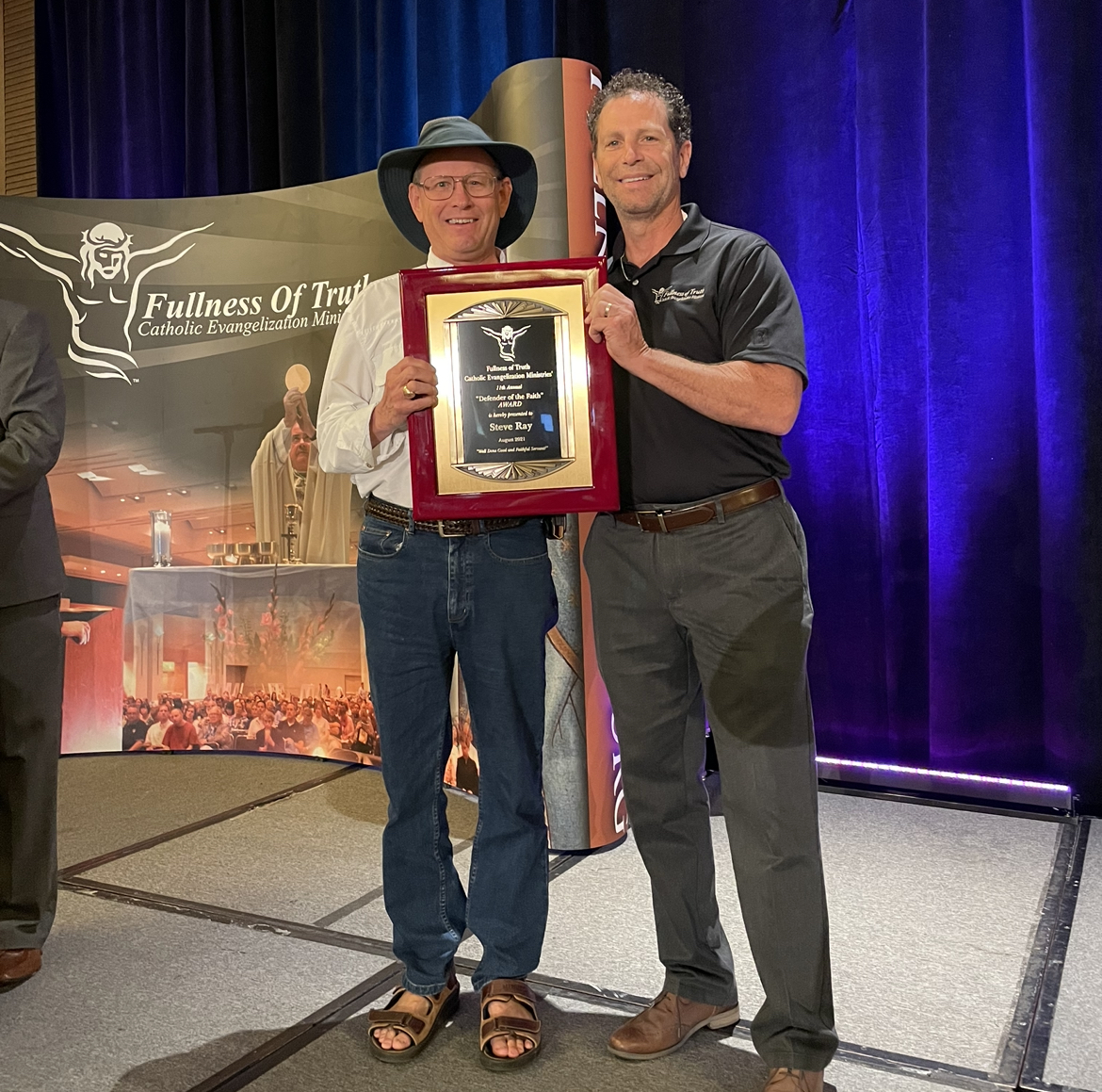 Catholics back at conferences in-person; Steve wins an award ...