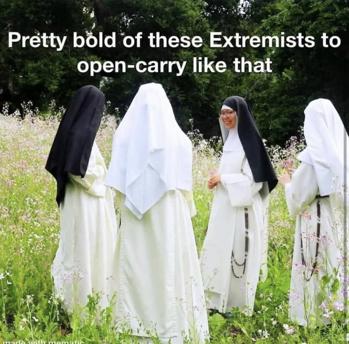 Bold Nuns Open-carrying Dangerous Weapons – Defenders of the Catholic Faith