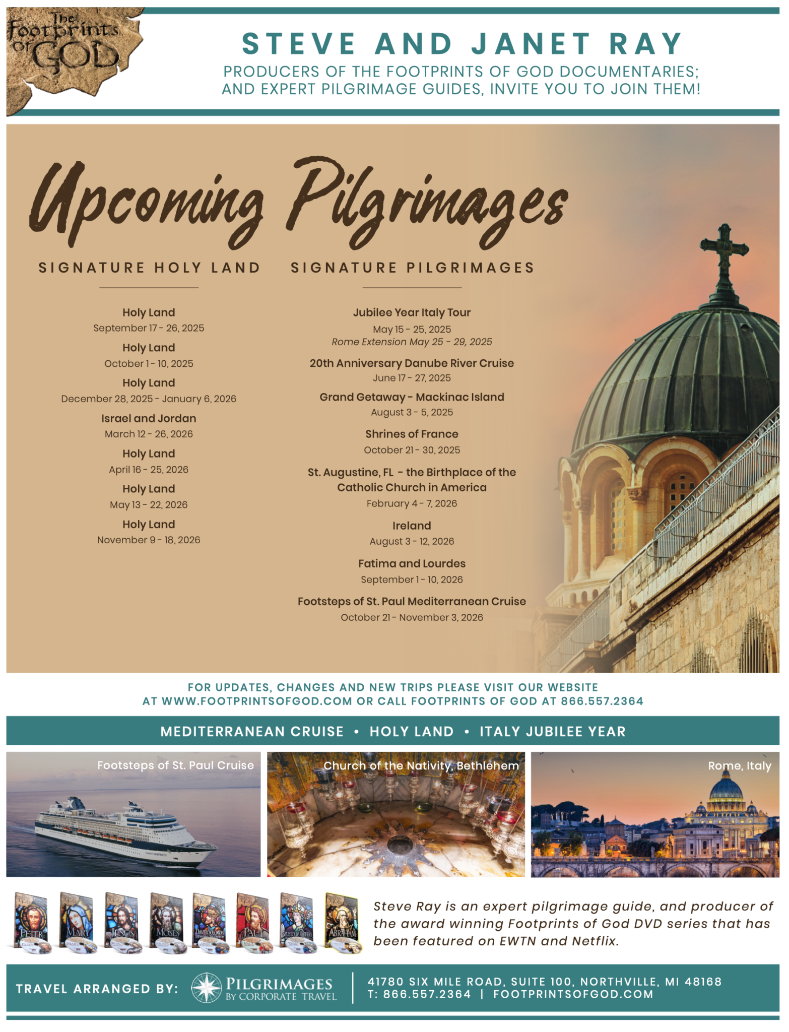New Pilgrimages Update – Defenders of the Catholic Faith